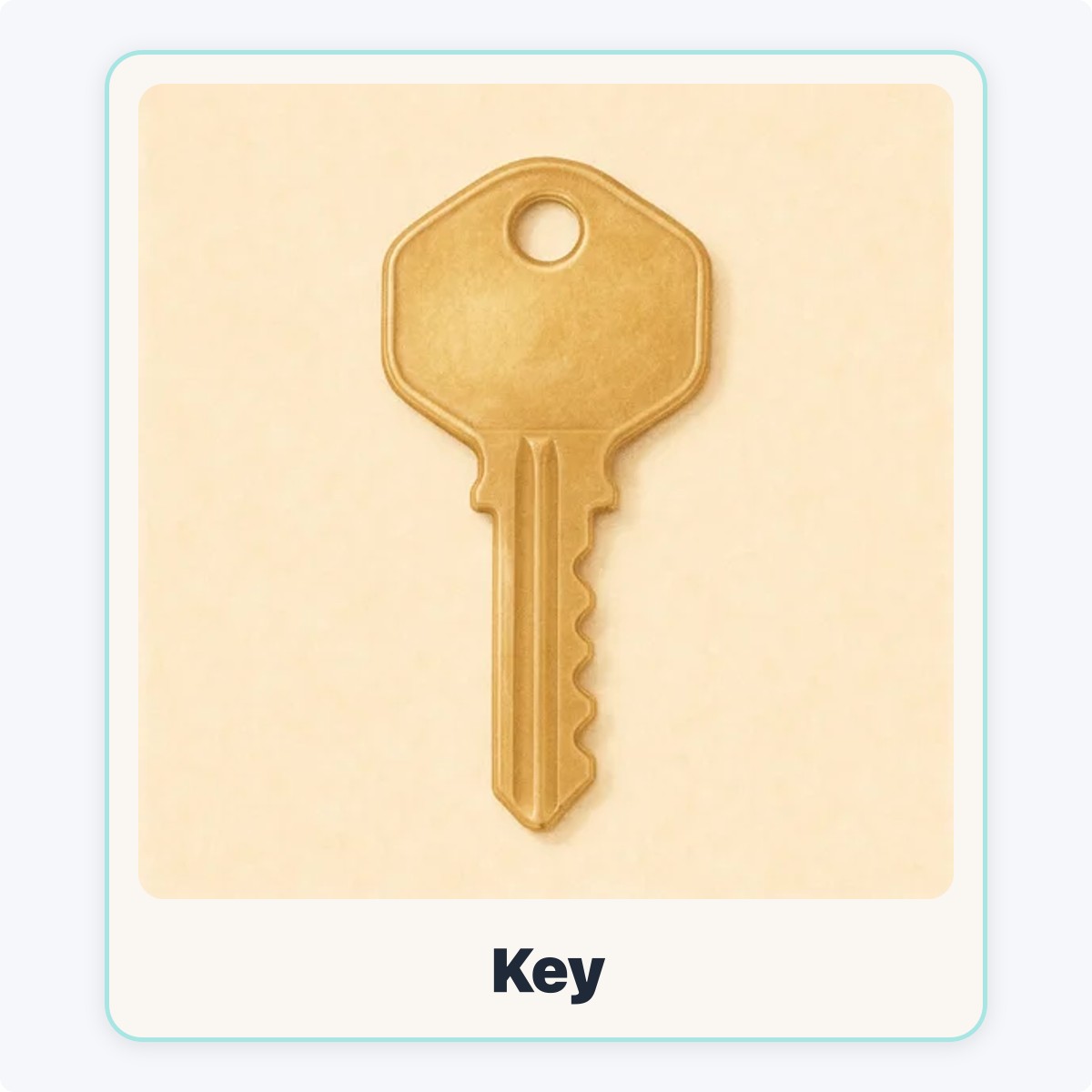 Key Flashcard — Free Audio & Printable PDF